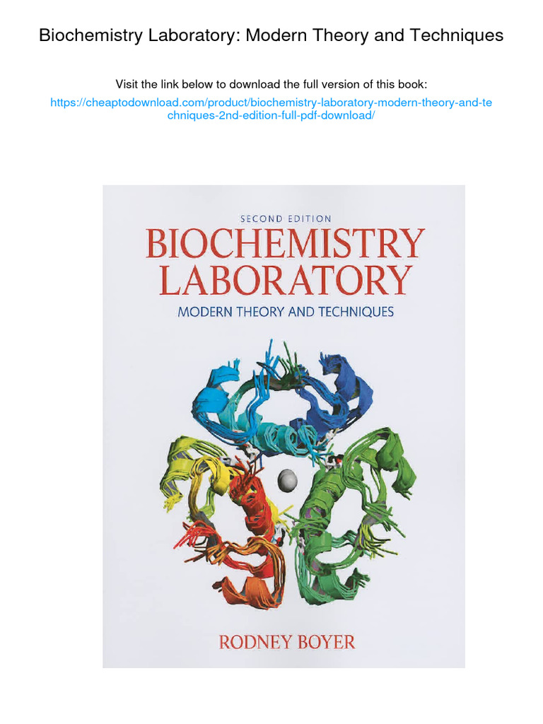 Biochemistry Lab Techniques PDF | PDF | Gel Electrophoresis ...