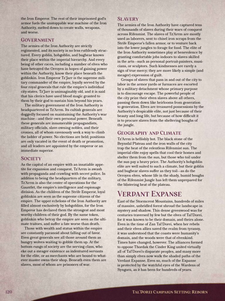 5 Tal'Dorei Campaign Setting Reborn 121 150 | PDF | Elf (Dungeons & Dragons) | Fairies