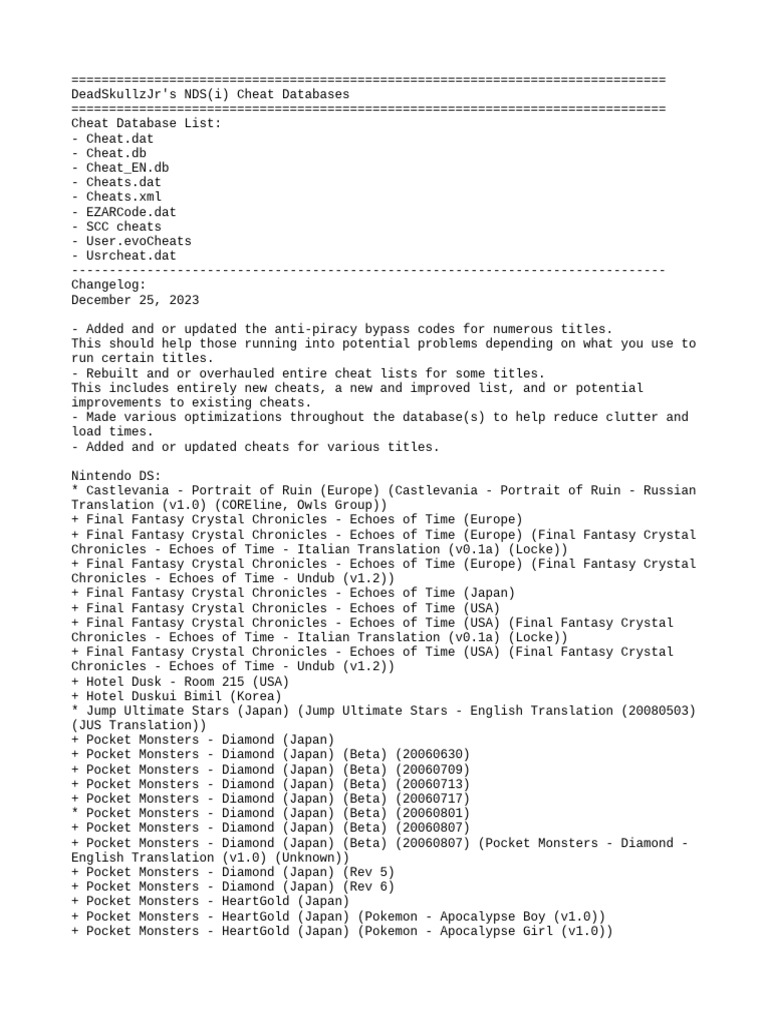 Change Log | PDF | Computers
