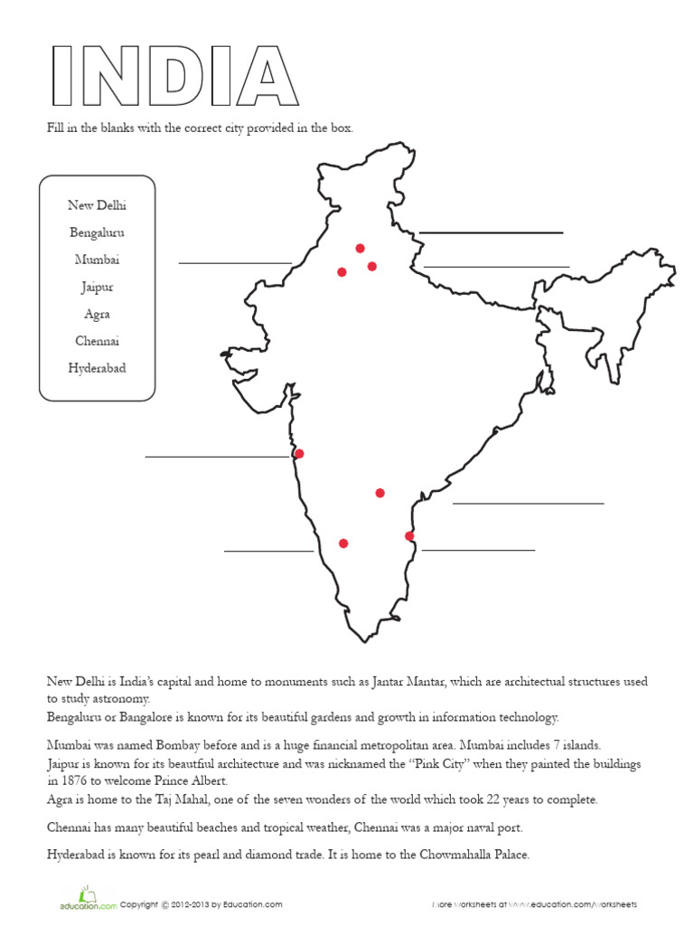 Map of India | PDF