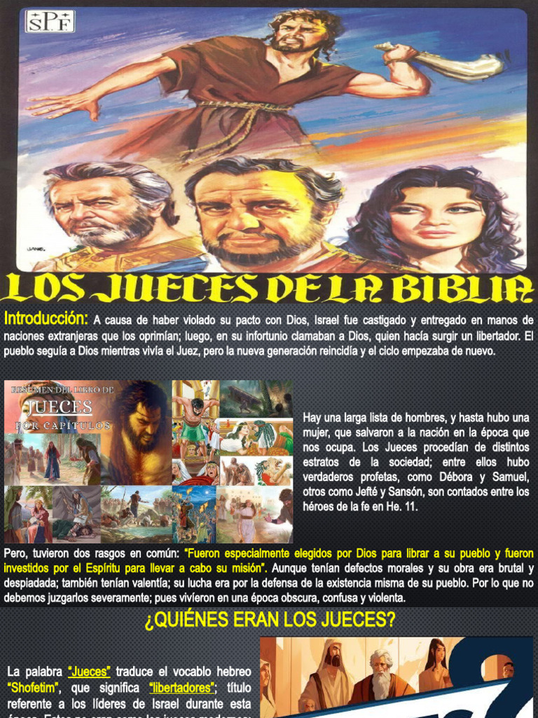 Los Jueces de Israel | PDF | Biblia hebrea | Contenido bíblico