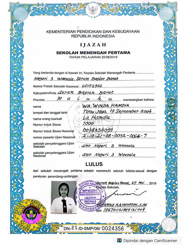 Wa Winda Hamdia (Paket C) Ok | PDF