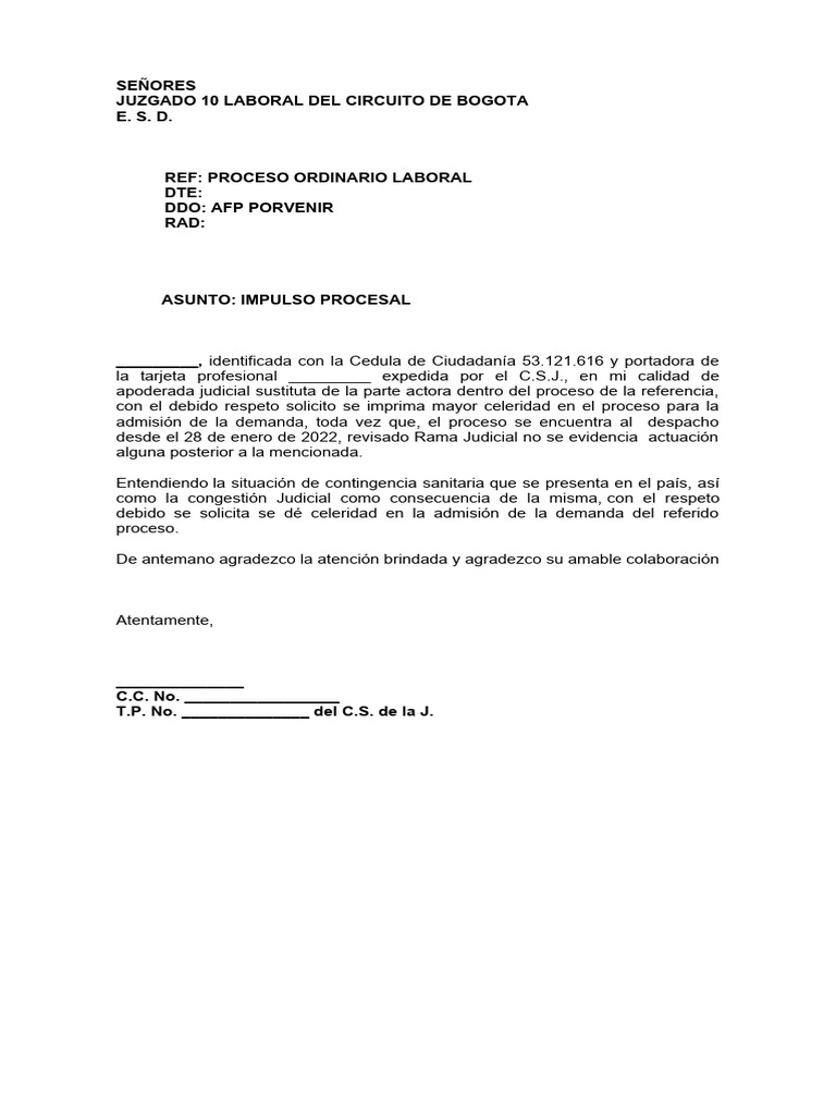 Celeridad Admision Dda Bogota | PDF | Ciencias sociales