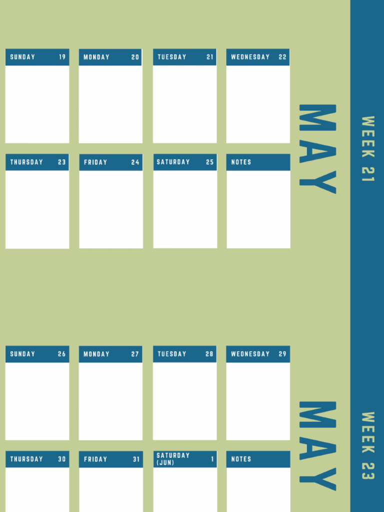 Week Calendar | PDF