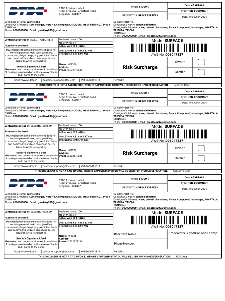 Print External Shipping Label | PDF | Mail