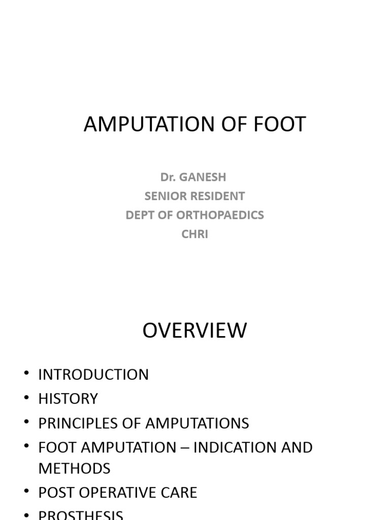 Amputation | PDF