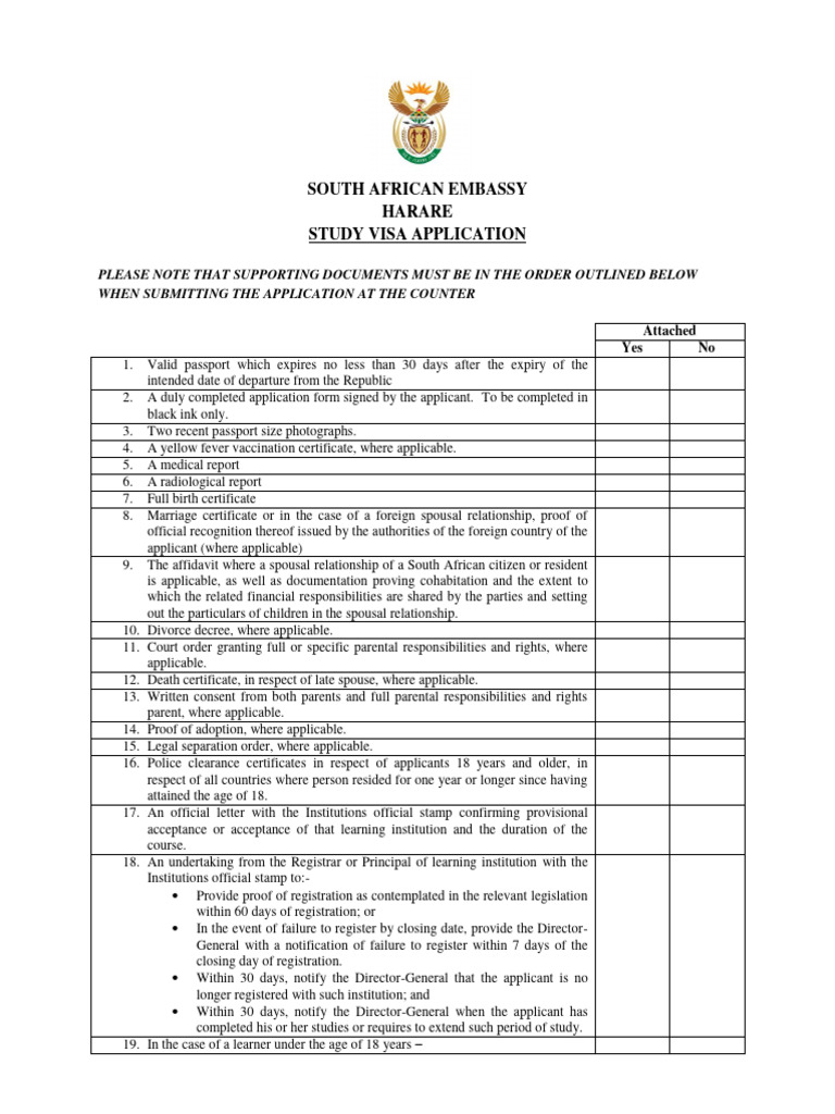 Requirments Study Visa | PDF | Birth Certificate | Travel Visa