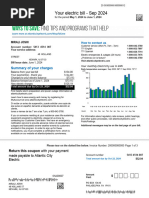 PSEG Sample Electric Bill | PDF | Cheque | Watt