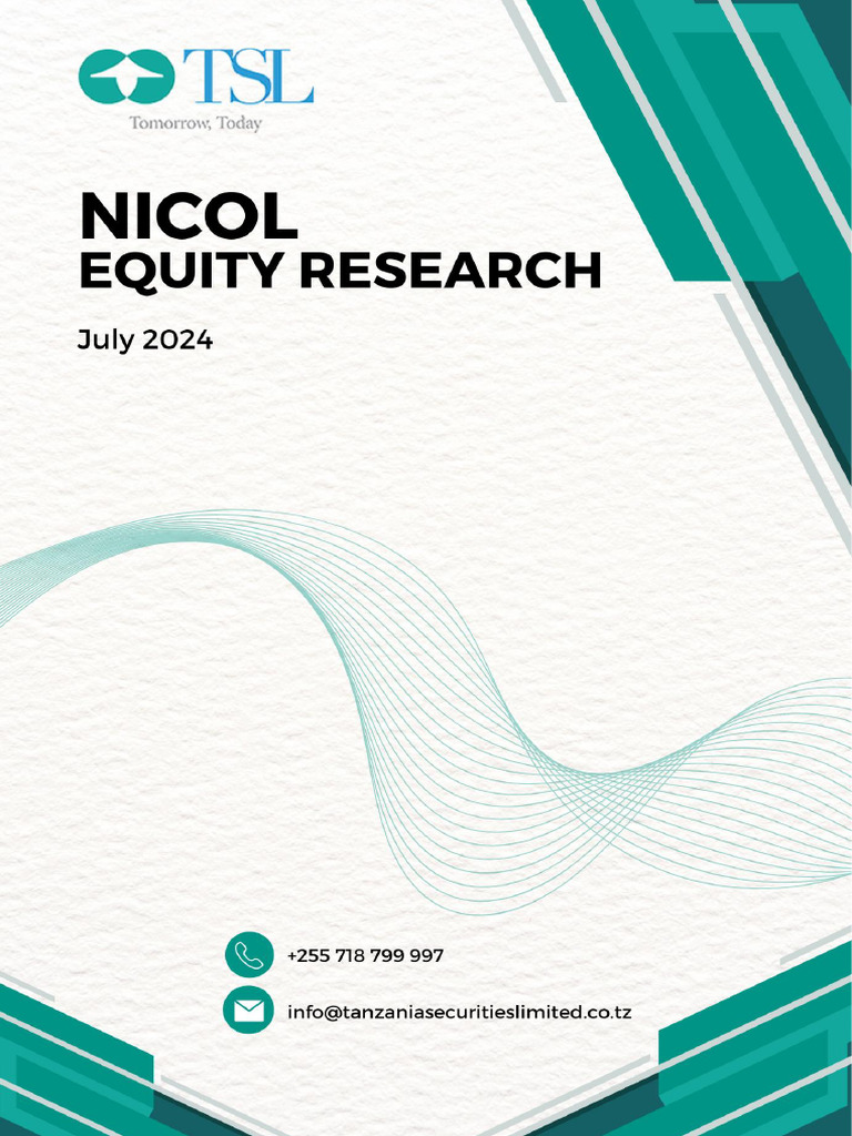 NICOL Equity Research Report | PDF | Investing | Valuation (Finance)