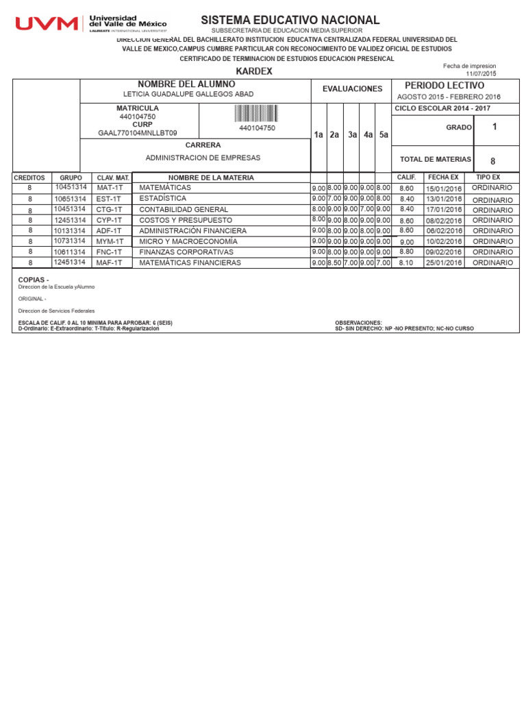 Cardex-2015 - 2016 | PDF