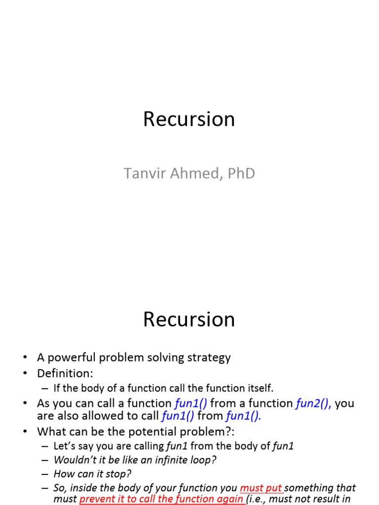 4 - Recursion - V2 | PDF | String (Computer Science) | Mathematical Logic 4 - Recursion - V2 | PDF | String (Computer Science) | Mathematical Logic