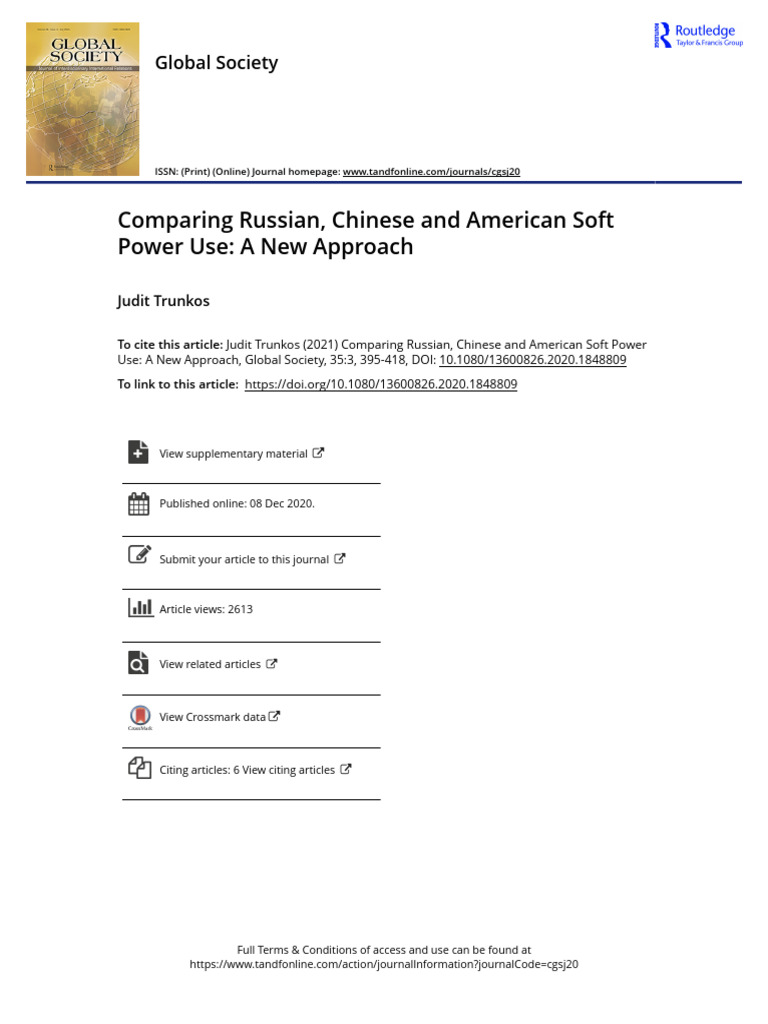 Comparing Russian Chinese and American Soft Power Use A New Approach ...