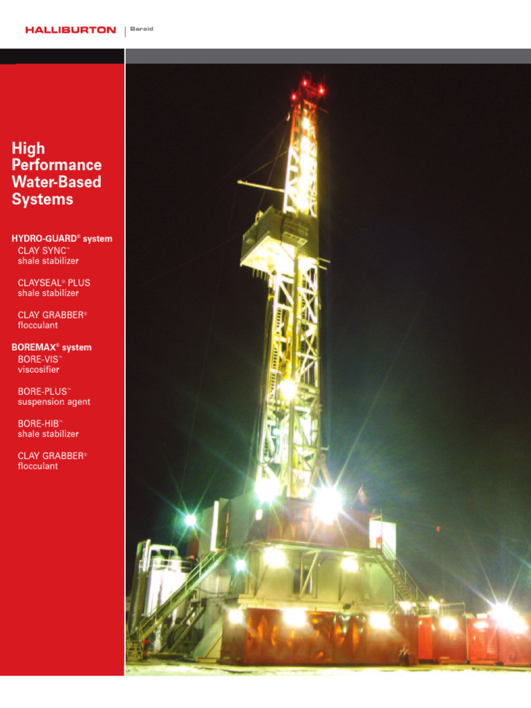 High Performance Water Based Systems HYD | PDF | Colloid | Shale