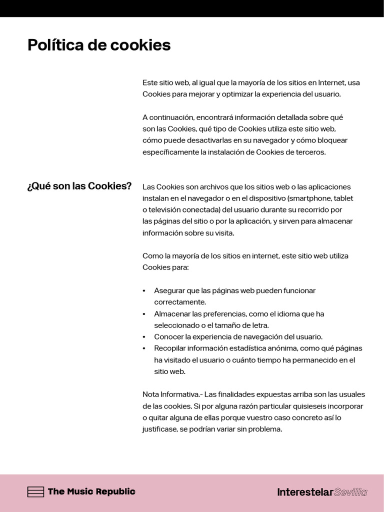 As Politica Cookies | PDF | Cookie HTTP | Sitios web