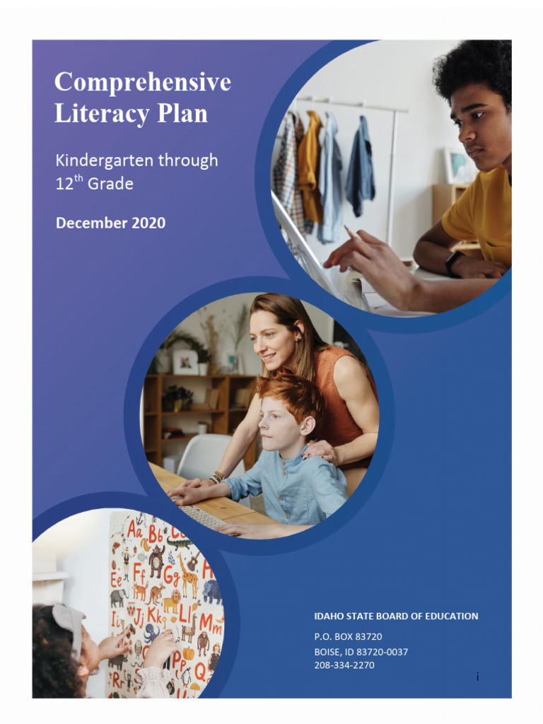 2020 Comprehensive Literacy Plan | PDF | Phonics | Reading Comprehension