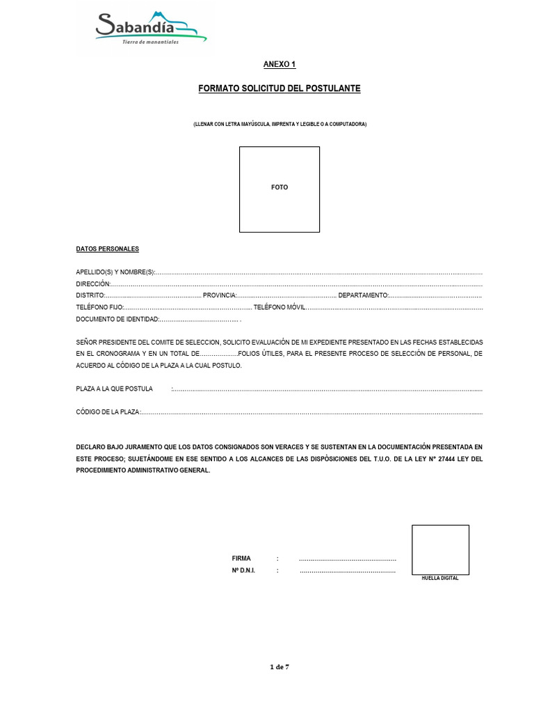 Anexos Cas | PDF | Documento de identidad