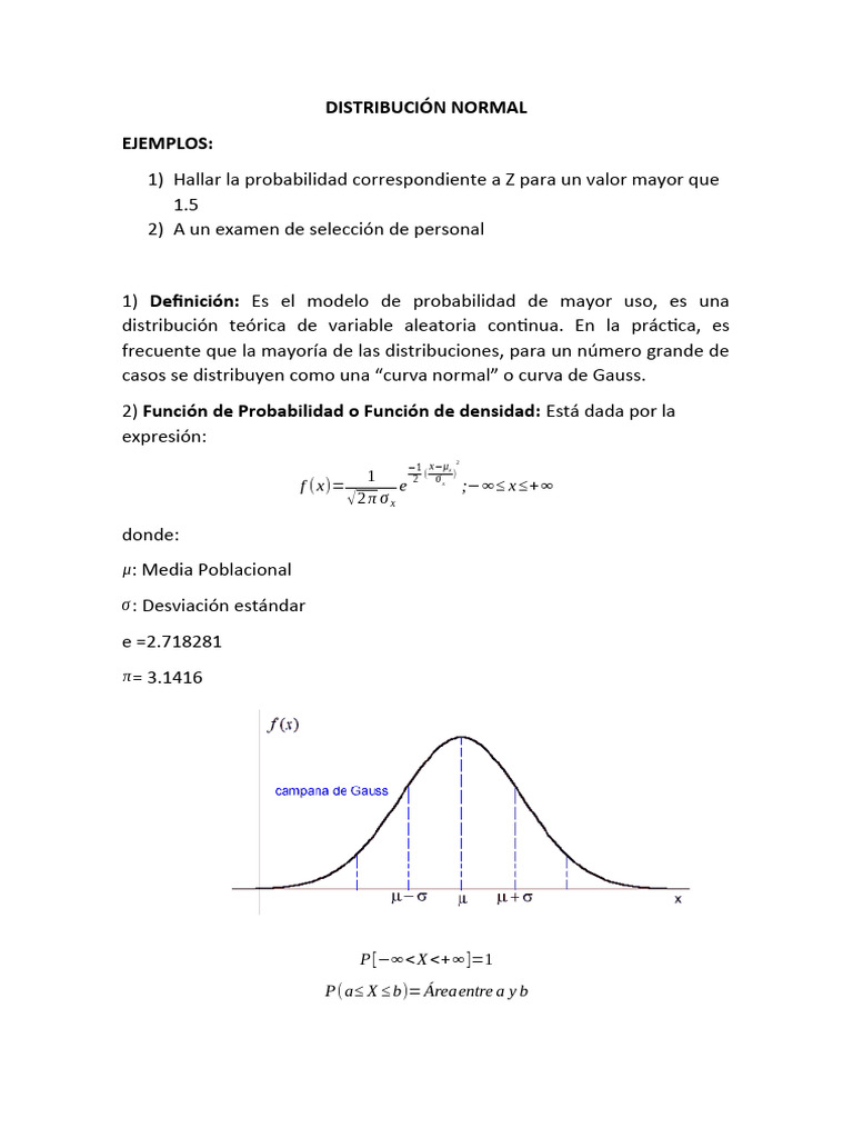 Tema #09 Distribución Normal General y Distribución Normal Estandar ...