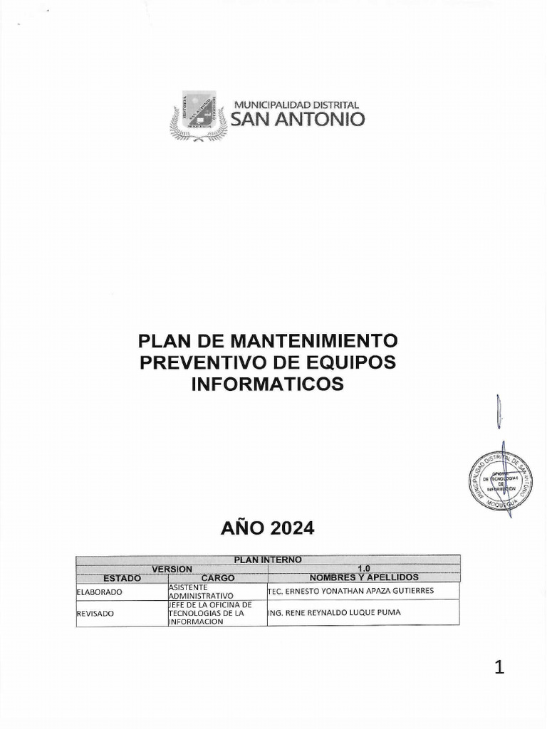 Plan MP 2024 Oti | PDF