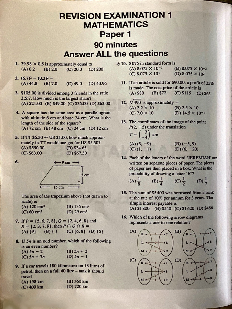 Multiple Choice | PDF | Elementary Geometry | Euclidean Geometry