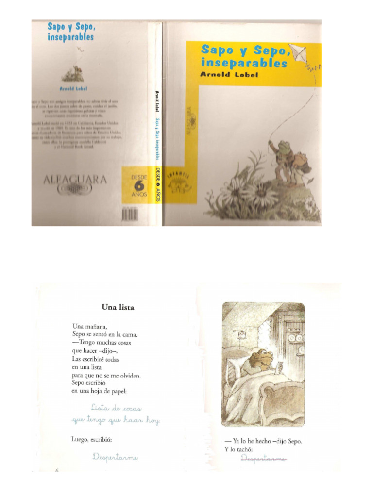 P1 Sapo - y - Sepo - Inseparables | PDF