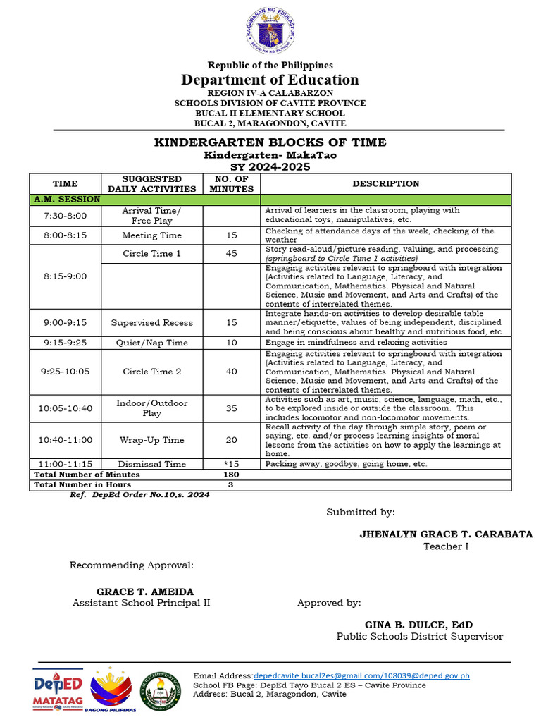 Kto 6 2024 2025 CLASS PROGRAM 1 | PDF | Learning | Cognition