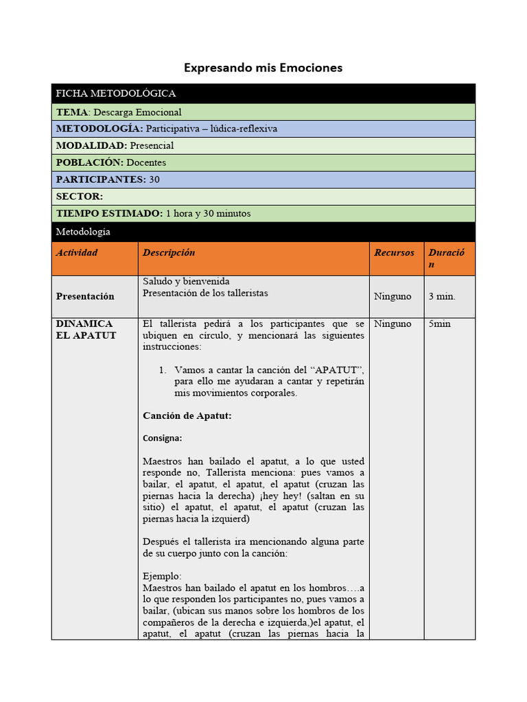 Descarga Emocional para Docentes | PDF | Las emociones | Ansiedad