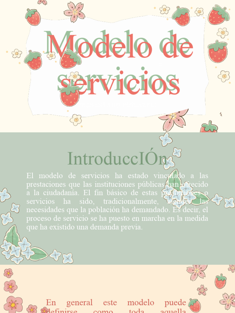 Modelo de Servicios | PDF | Institución | Escuelas