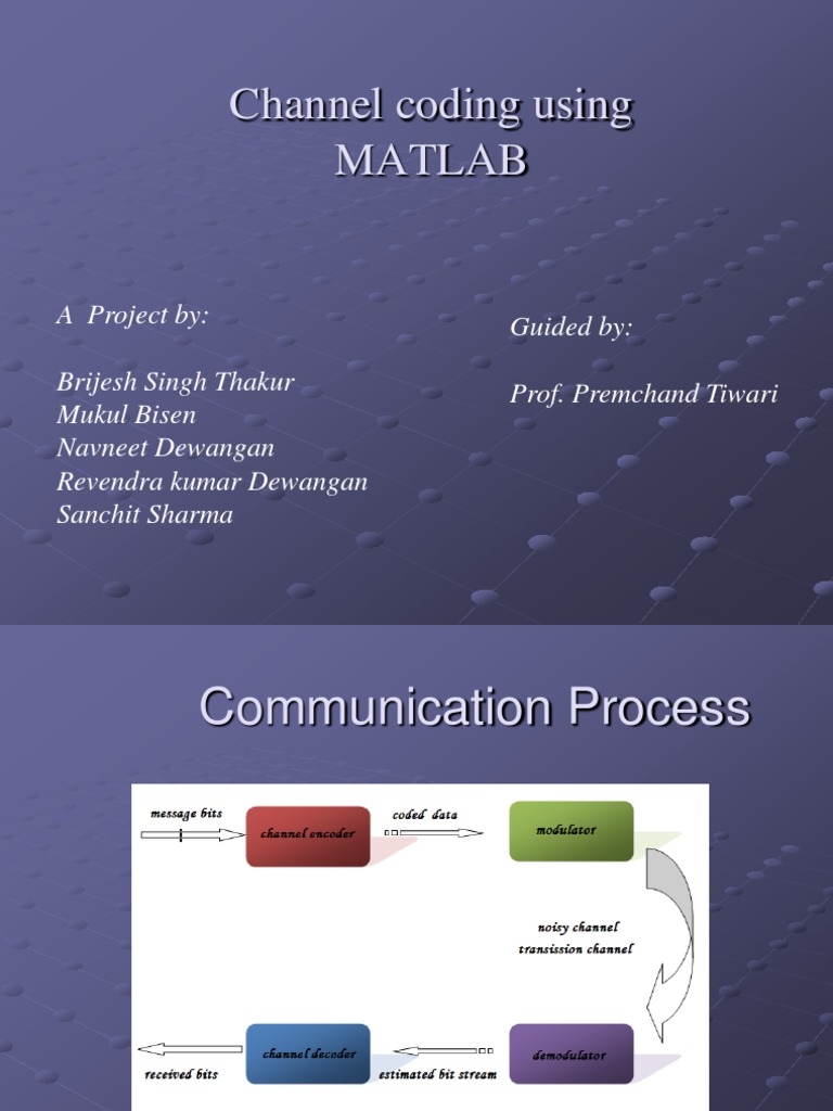 Channel Coding Using Matlab | PDF | Forward Error Correction | Code