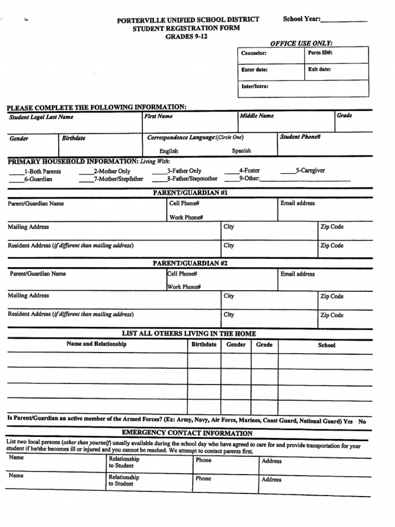 Enrollment Card | PDF