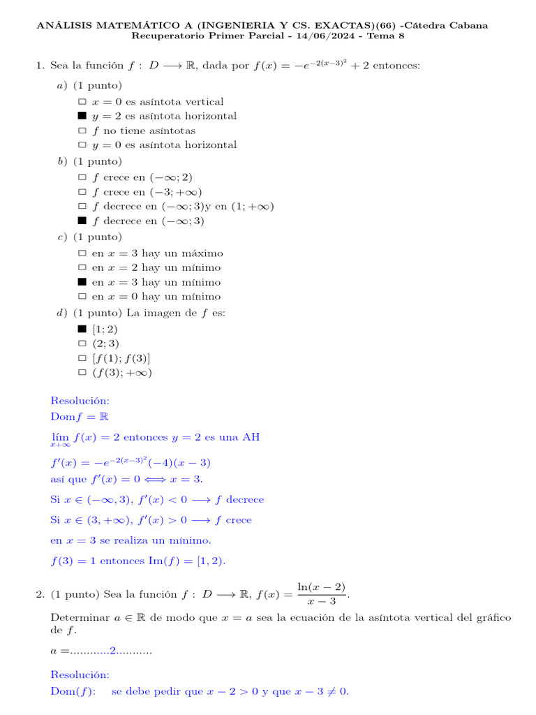 1 Parcial Tema 8 | PDF | Relaciones matematicas | Funciones y mapeos