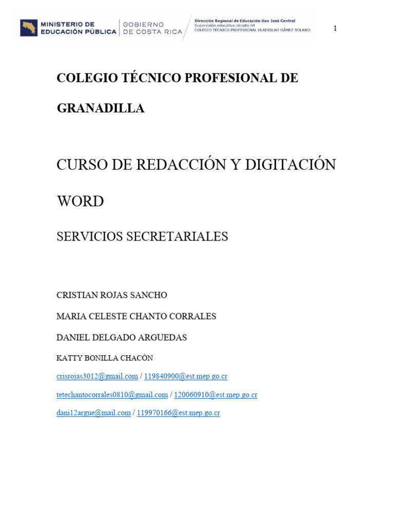 CTPG Informe Final Con Referencias | PDF | Teclado | Máquina de escribir