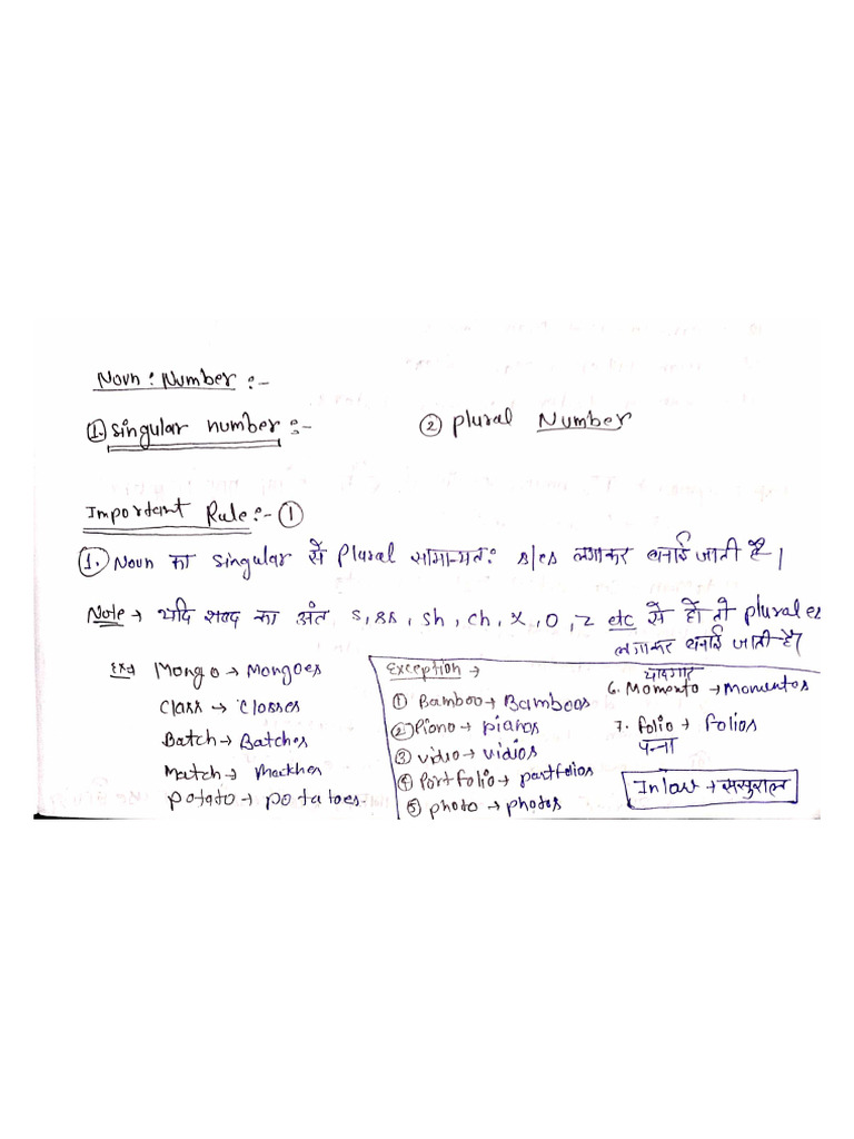 Day 2 Noun ? of Number | PDF