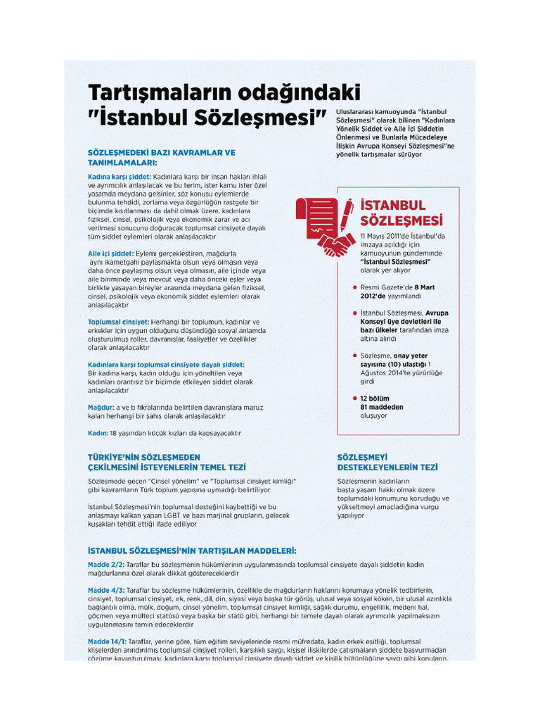 Istanbul Sozlesmesi | PDF