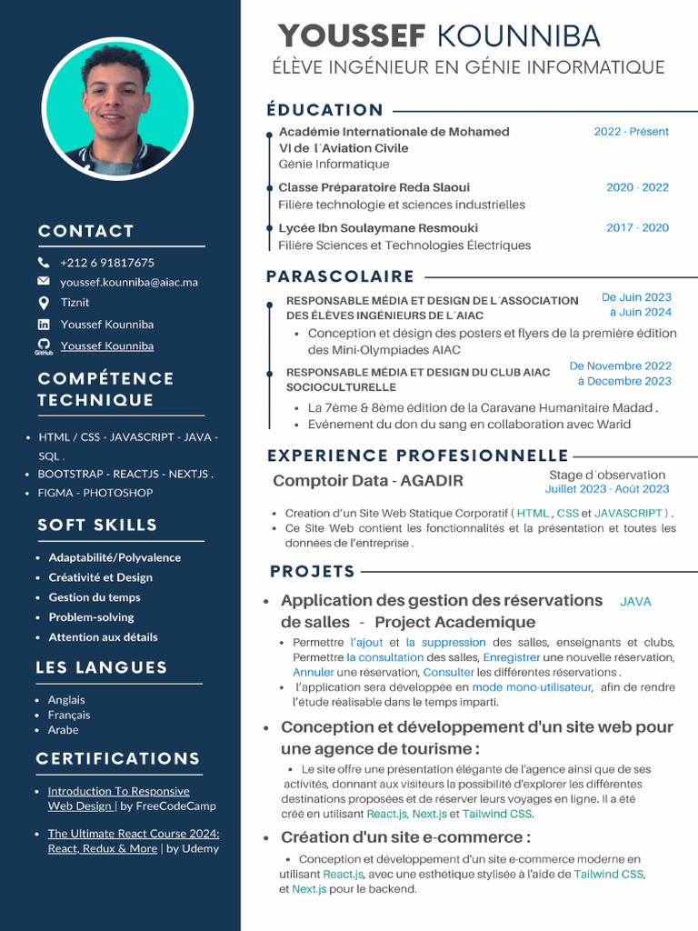 CV Youssef Kounniba | PDF