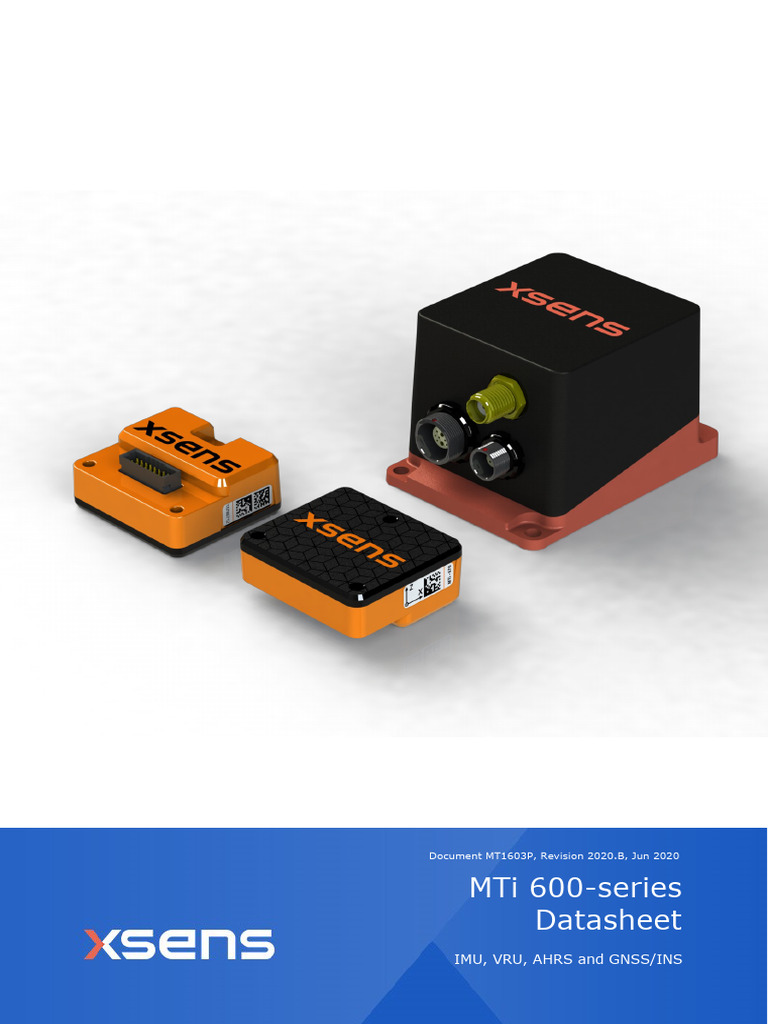 MTi 600-Series Datasheet | PDF | Inertial Navigation System | Computing