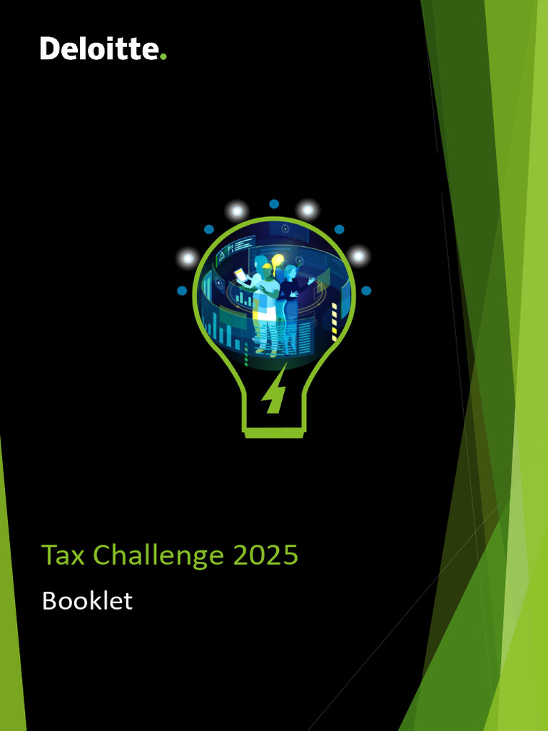 Deloitte Tax Challenge 2025 - Booklet | PDF