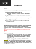 Call Center Closing Spiel Guide | PDF | Troubleshooting | Communication