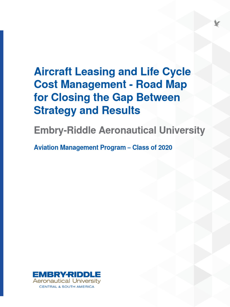 Aircraft Leasing and Life Cycle Cost Management - Road Map For Closing ...