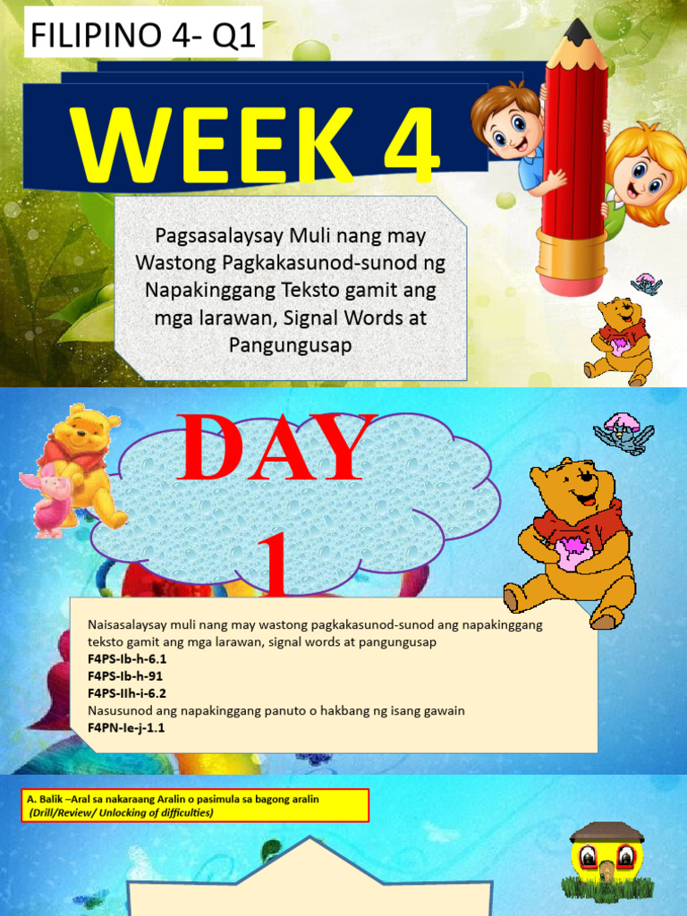 Filipino 4 Q1 WEEK 4 | PDF