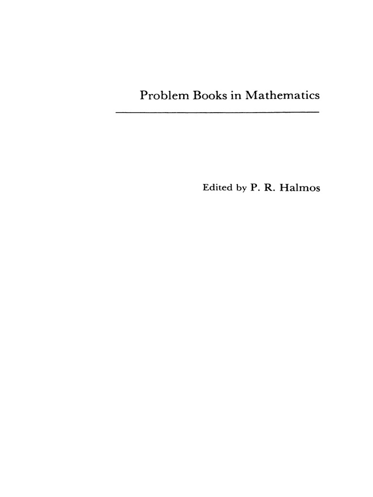 (Problem Books in Mathematics) Bernard R. Gelbaum (Auth.) - Problems in ...