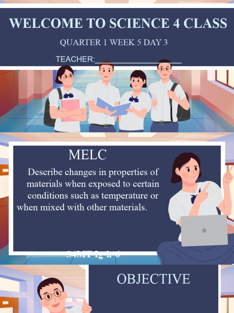 Science 4 Q1 Week 5 Day 3 | PDF | Liquids | Water