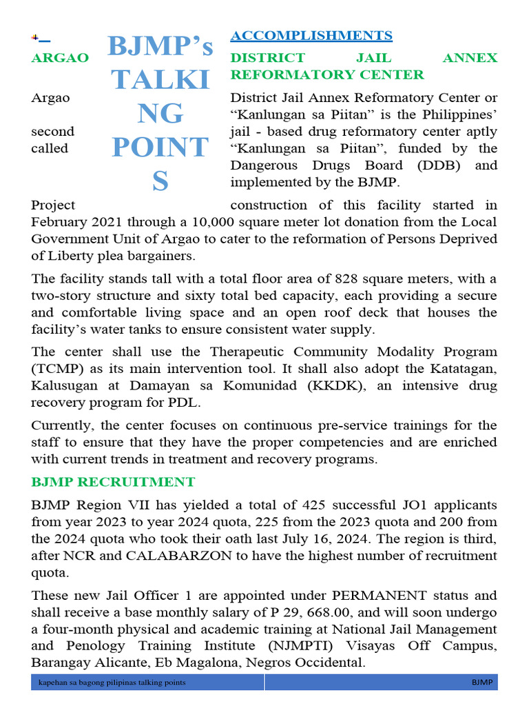 RDs Talking Points Shortened | PDF | Science & Mathematics
