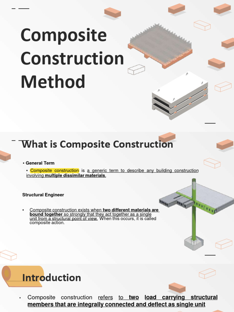 Benefits of Composite Construction Methods | PDF | Concrete | Beam ...