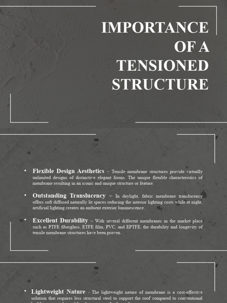Importance-Of-A-Tensioned-Structure 2 | PDF | Efficient Energy Use | Roof