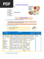 1° Sesión Día 1 PS Conocemos Las Señales de Tránsito Unidad 7 Semana 1 ...