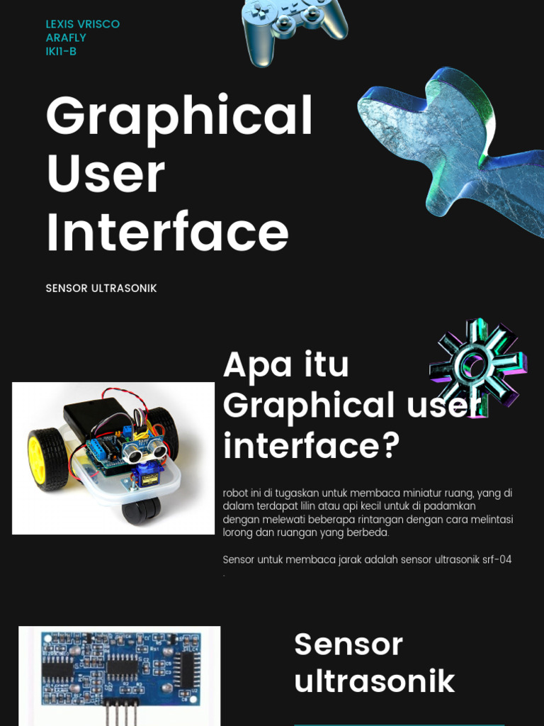 Graphical User Interface SENSOR ULTRASONIK | PDF | Sains & Matematika