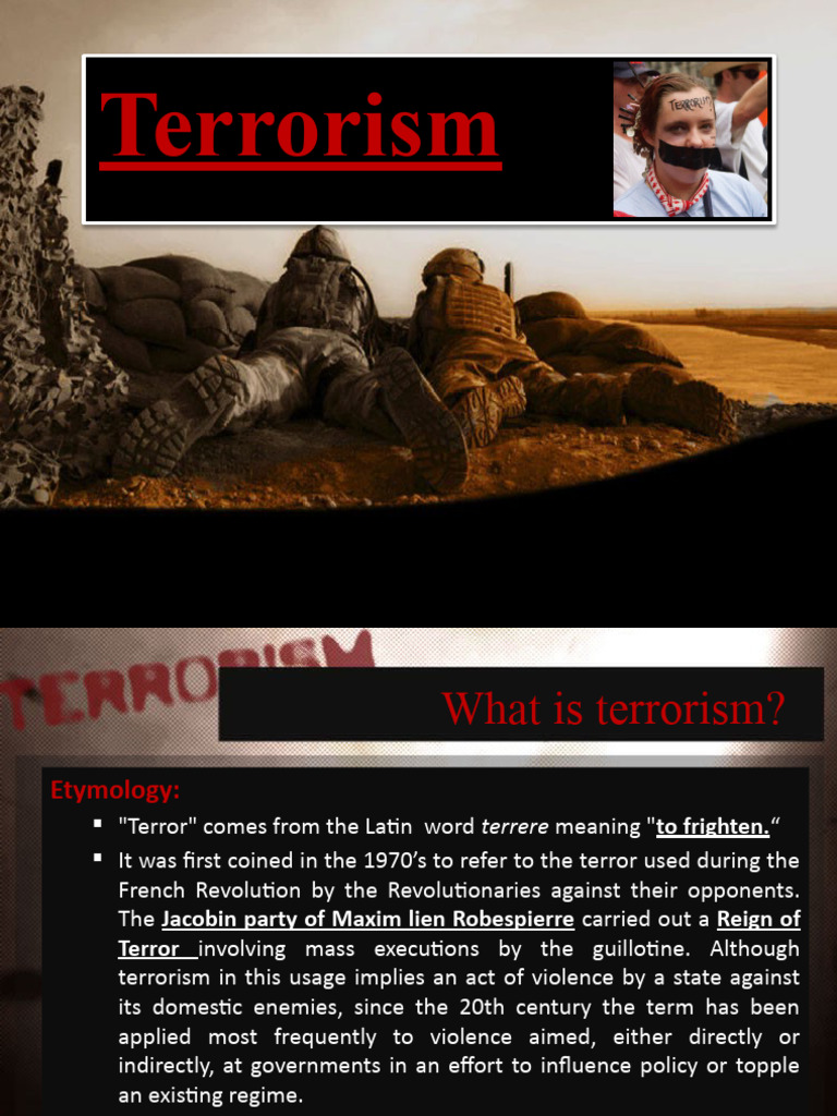 TERRORISM | PDF | National Security