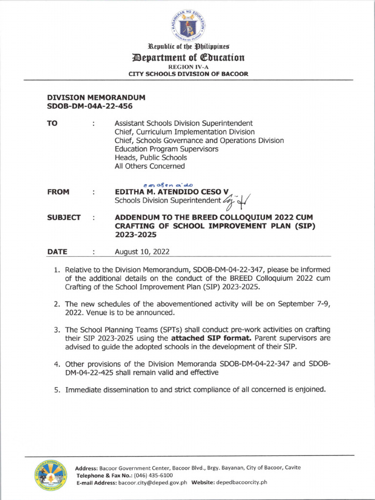 SDOB-DM-04A-22-456.Addendum To The BREED Colloquium 2022 Cum Crafting ...