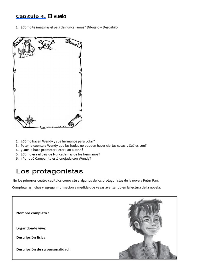 Secuencia de Actividades de Peter Pan 2-1 | PDF | Peter Pan