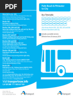 GO Transit - Timetable | PDF | Public Transport